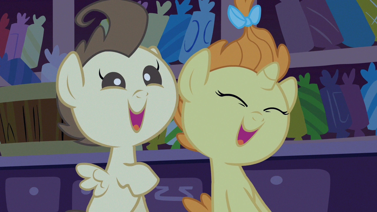 Image - Pound & Pumpkin Cake cute laughing S2E13.png | My Little Pony ...