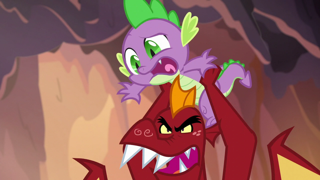 Image - Garble about to throw Spike S6E5.png | My Little Pony ...