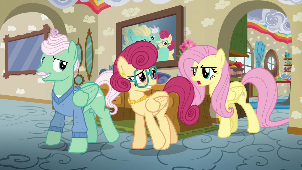 Image - Fluttershy disapproves of her parents' idea S6E11.png | My ...