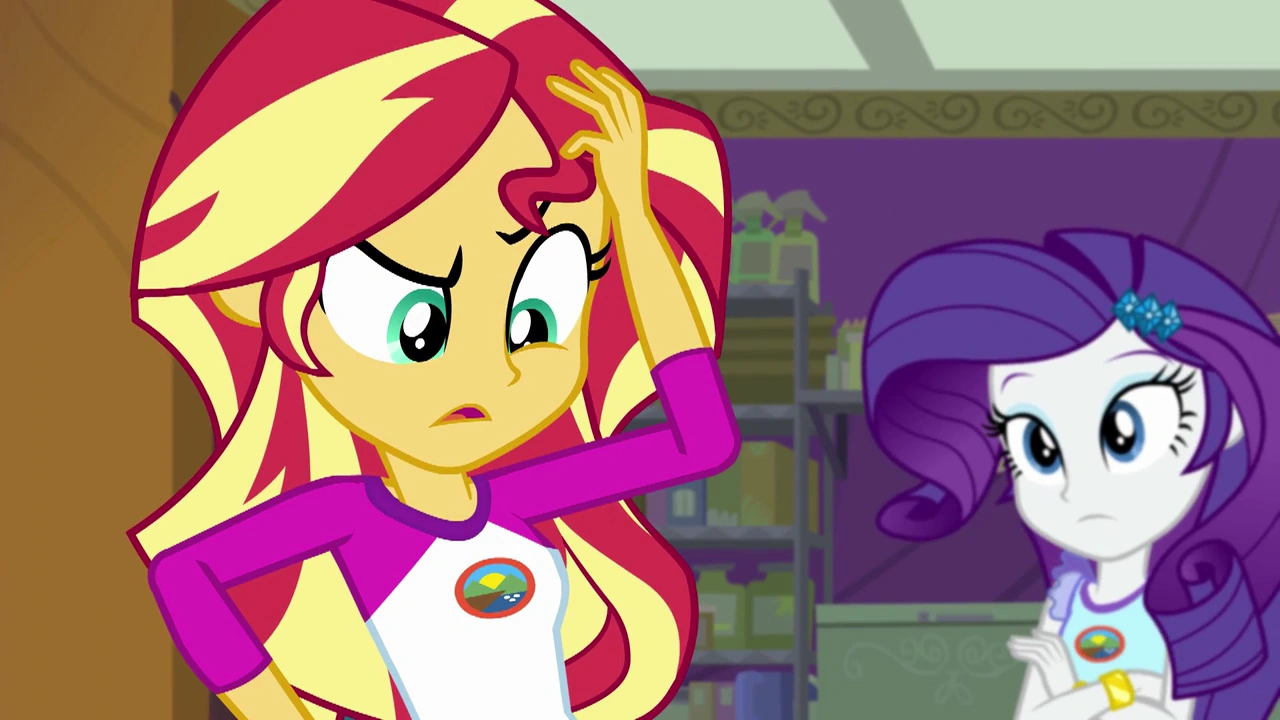 Image - Sunset Shimmer confused by what she heard EG4.png | My Little ...