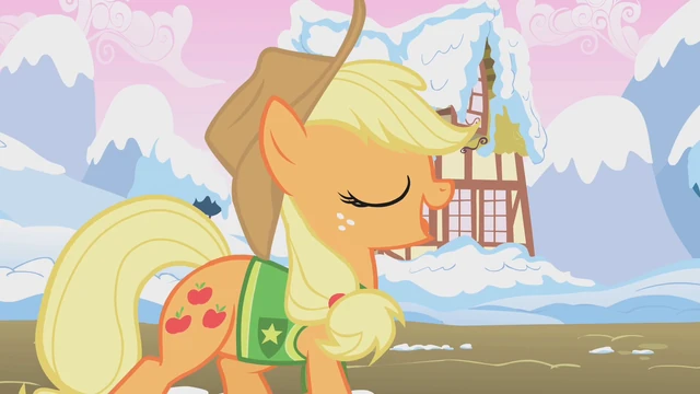 Image - Applejack singing Winter Wrap Up song S1E11.png | My Little ...