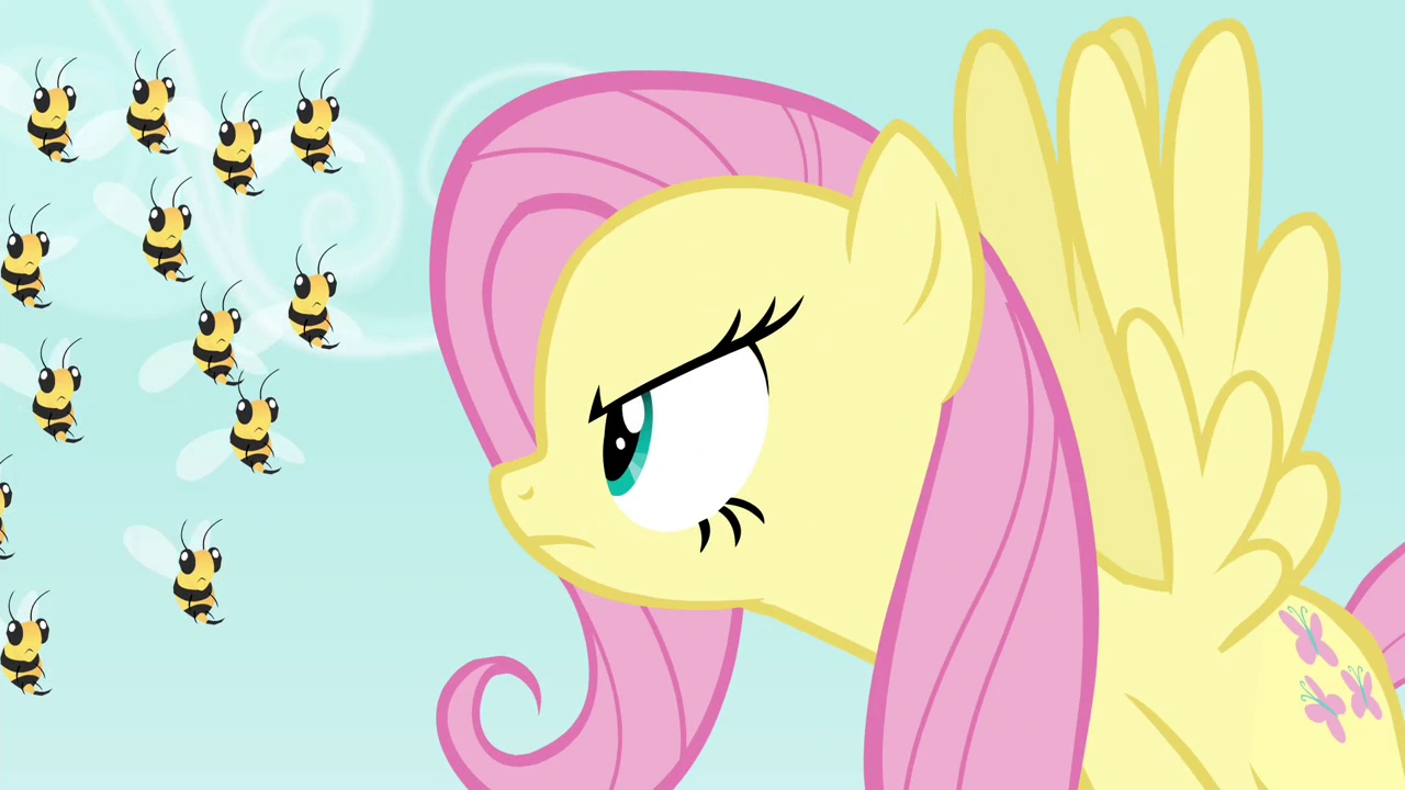 Image - Fluttershy scolding the bees S4E16.png | My Little Pony ...
