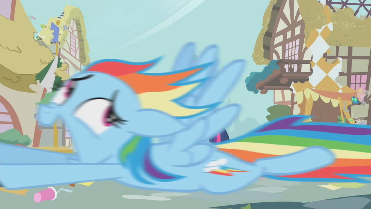 Image - Rainbow Dash screaming for her life S1E10.png | My Little Pony ...