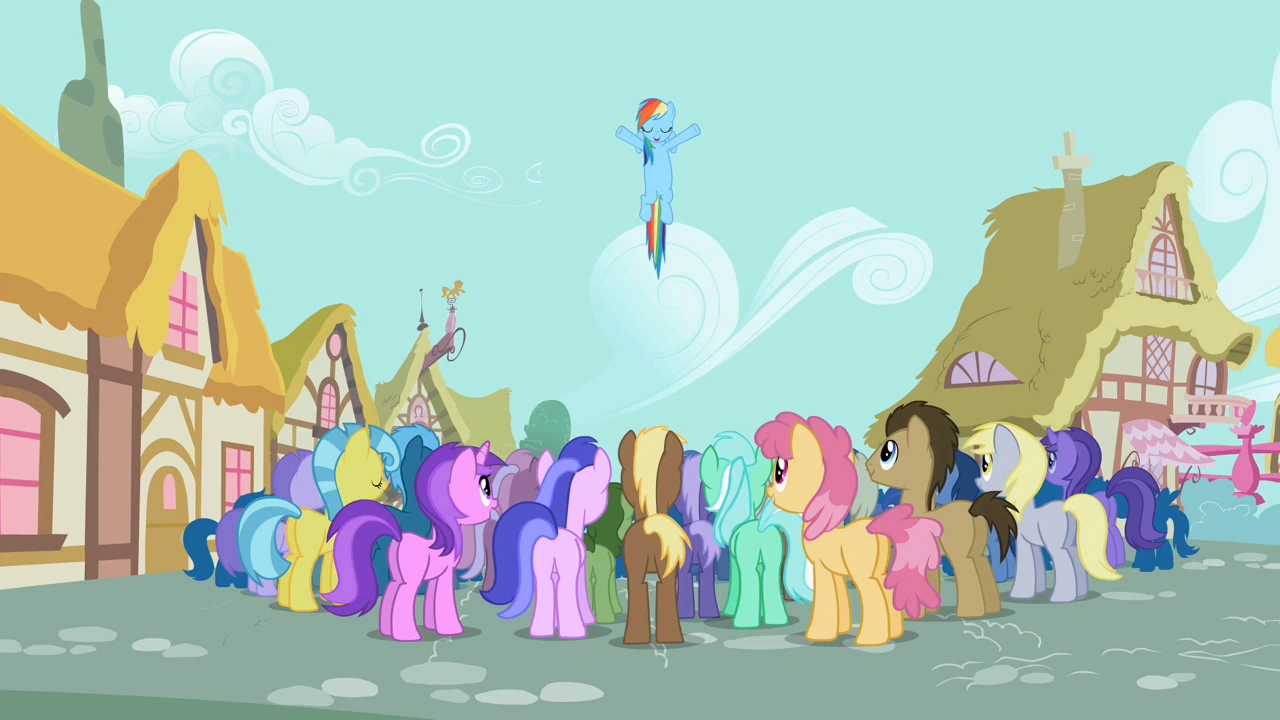 Imagem - Pony Crowd Cheering S2E8.png | My Little Pony A Amizade é ...