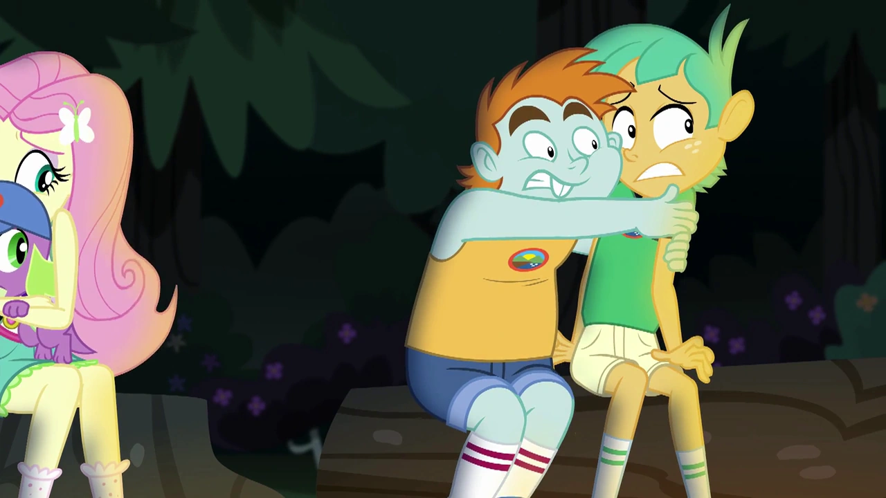 Image - Snips hugging Snails with fright EG4.png | My Little Pony ...