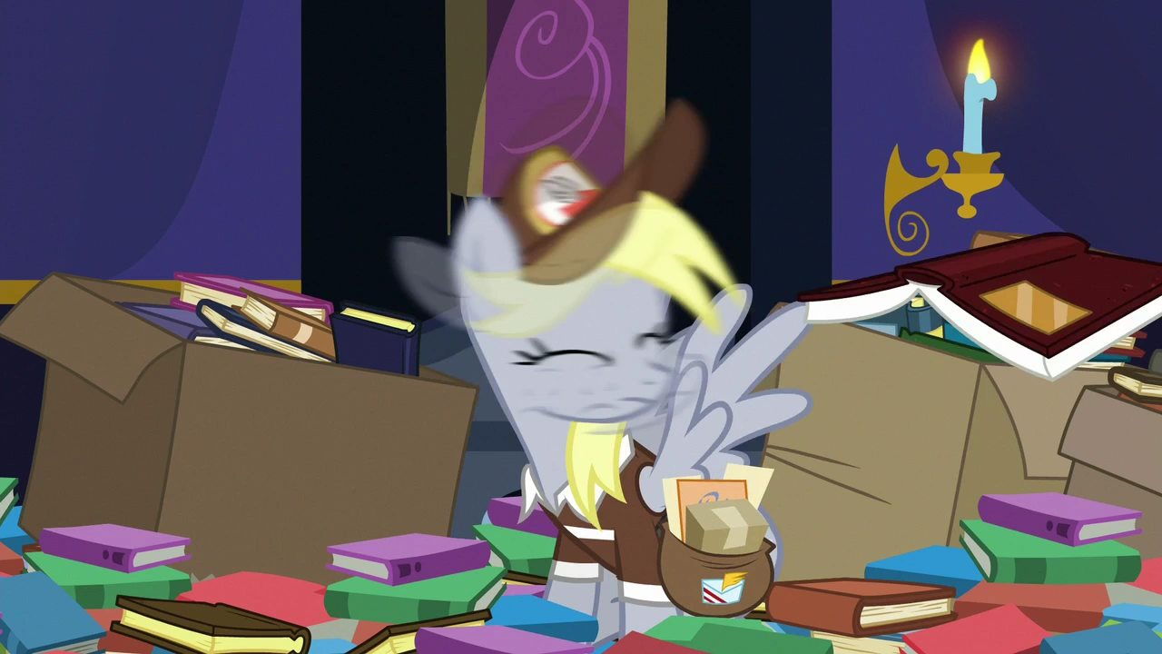 Image - Derpy shaking off her dizziness S6E25.png | My Little Pony ...