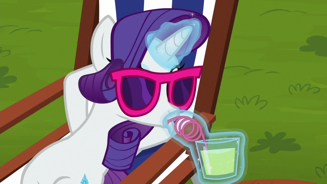 Image - Rarity sipping a drink S6E14.png | My Little Pony Friendship is ...