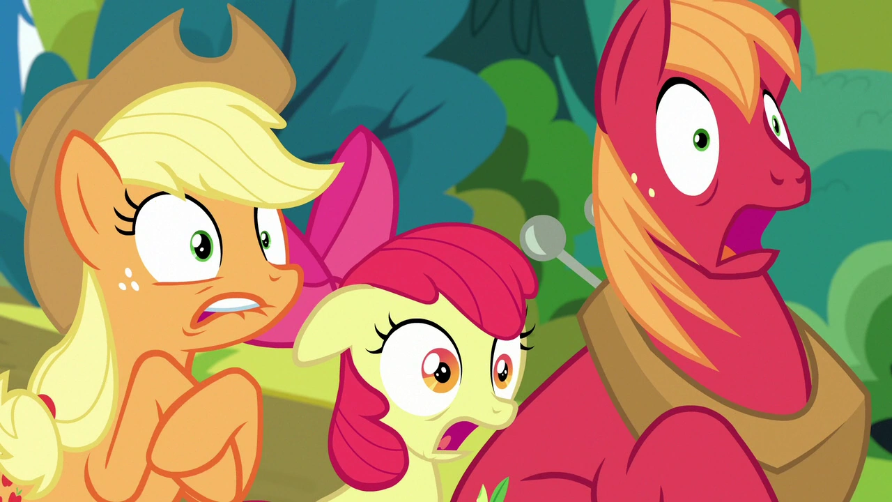 Image - Apple siblings in complete shock S7E13.png | My Little Pony ...