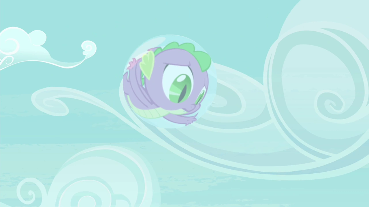 Image - Spike stuck inside a bubble S4E25.png | My Little Pony ...