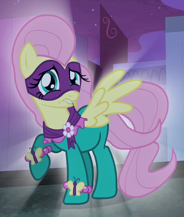 Image - Fluttershy as Saddle Rager ID S04E06.png | My Little Pony ...