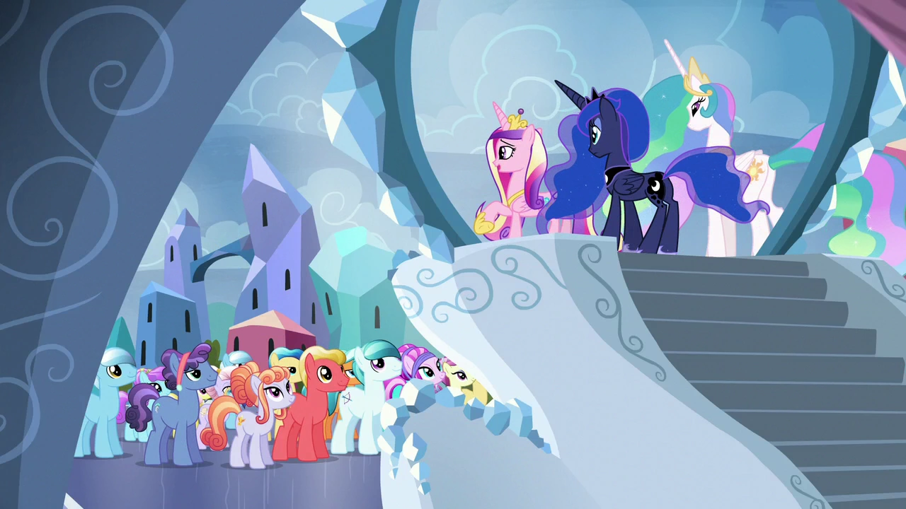 Image - Cadance addresses the Crystal Ponies S6E1.png | My Little Pony ...