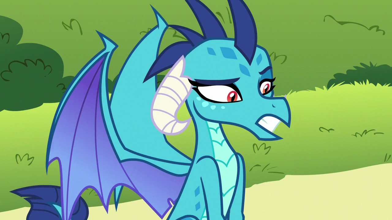 Image - Princess Ember pausing with surprise S7E15.png | My Little Pony ...