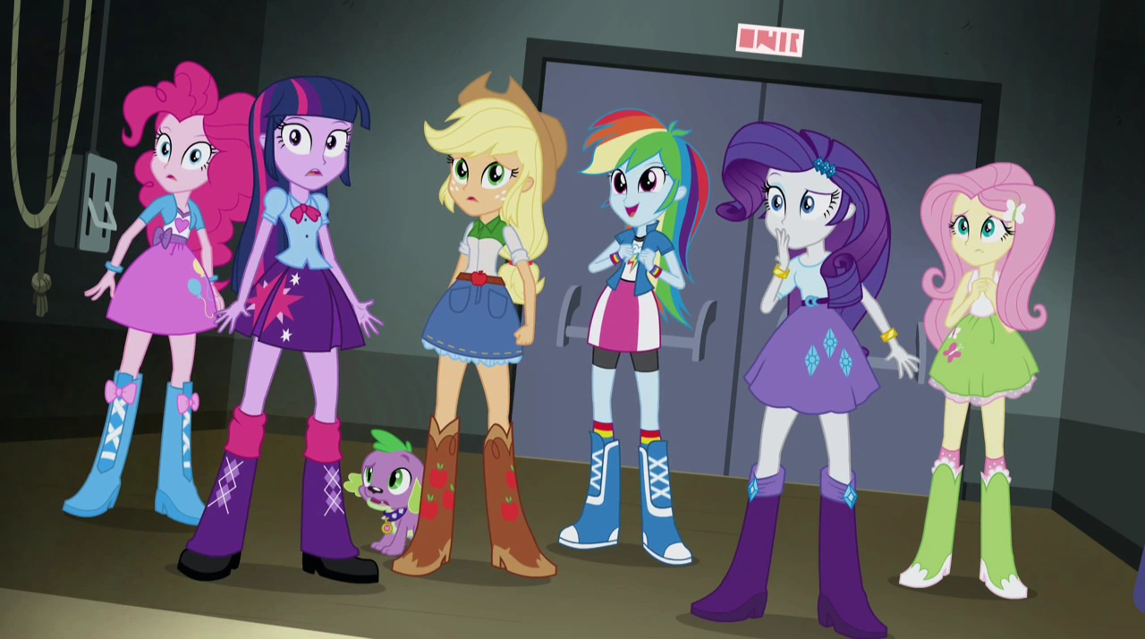 Image - Rainbooms in complete shock EG2.png | My Little Pony Friendship ...