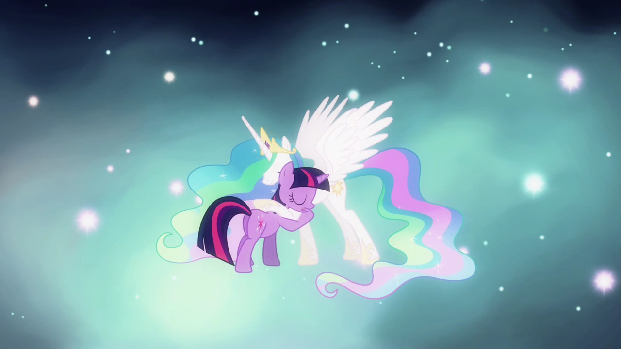 Image - Twilight hugging Celestia S03E13.png | My Little Pony ...