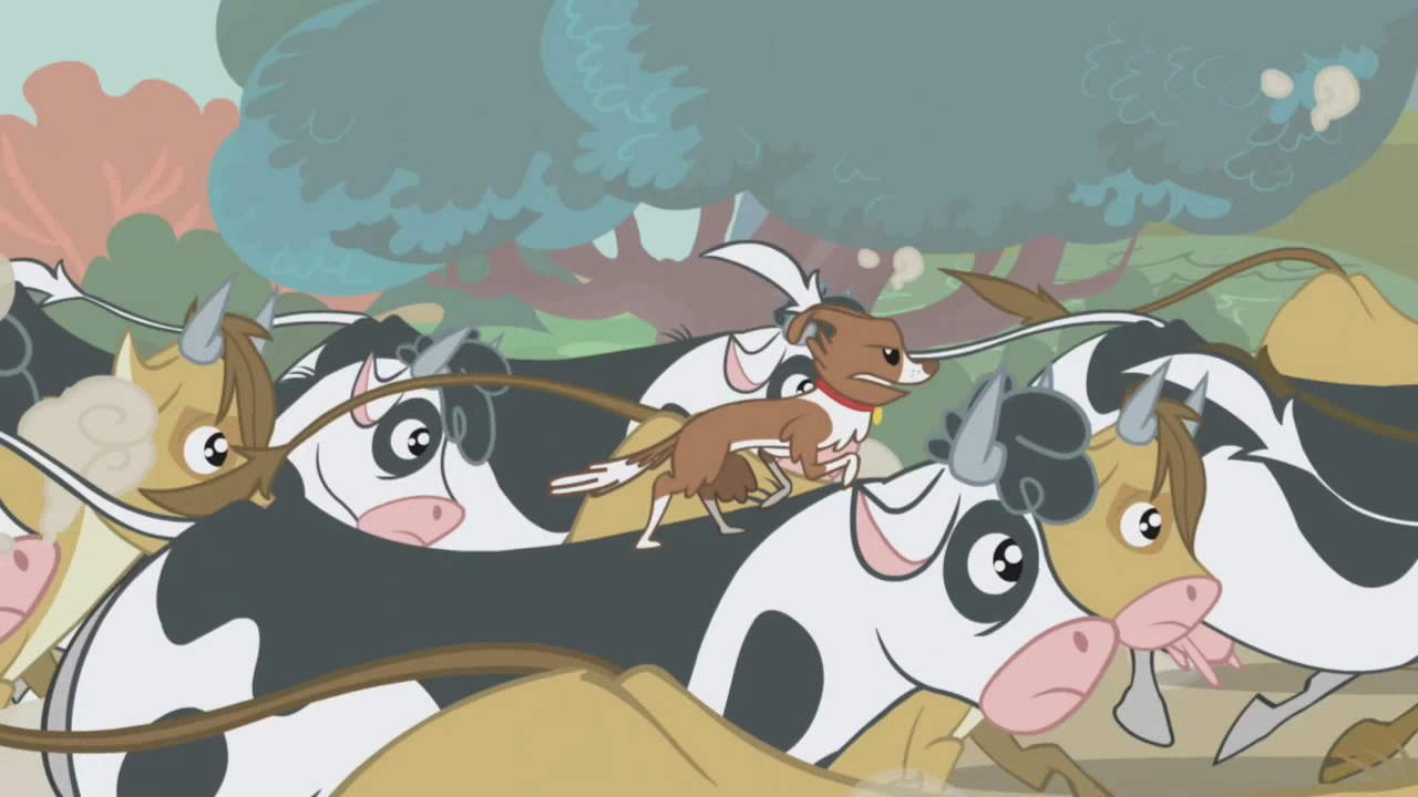 Image - Winona riding a cow S1E04.png | My Little Pony Friendship is ...