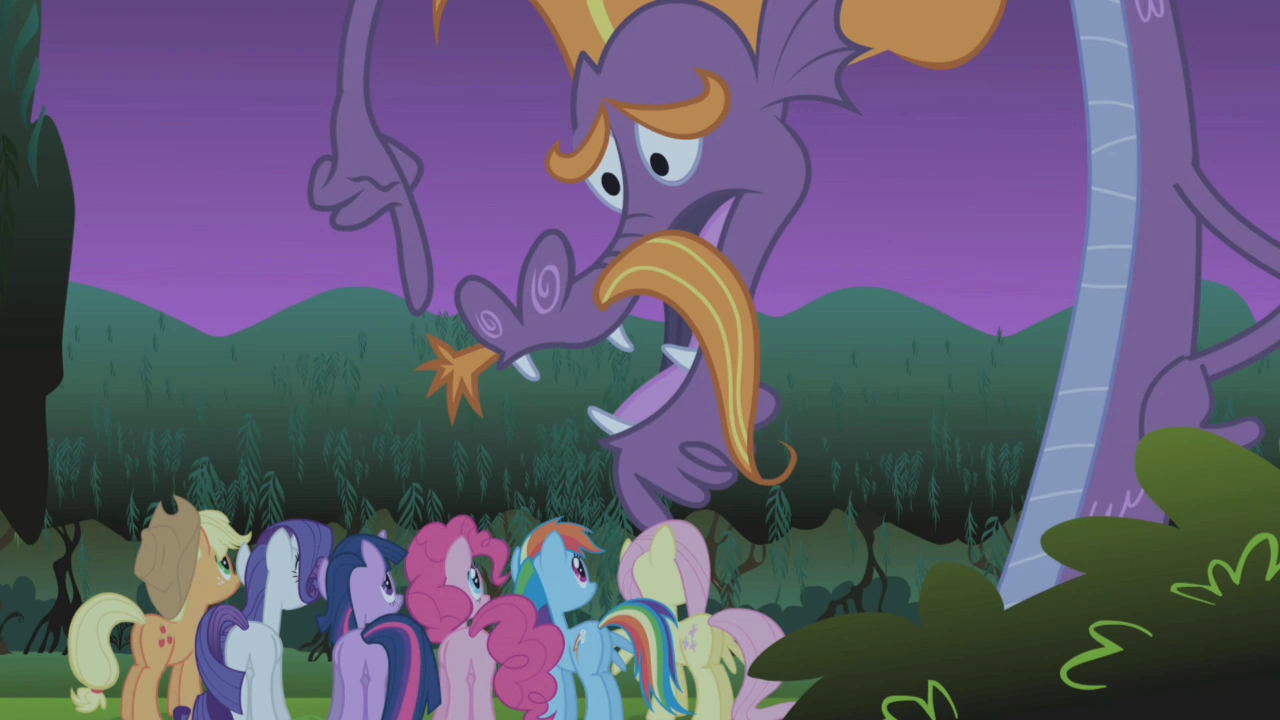 Image - Sea serpent describing mustache loss S1E02.png | My Little Pony ...