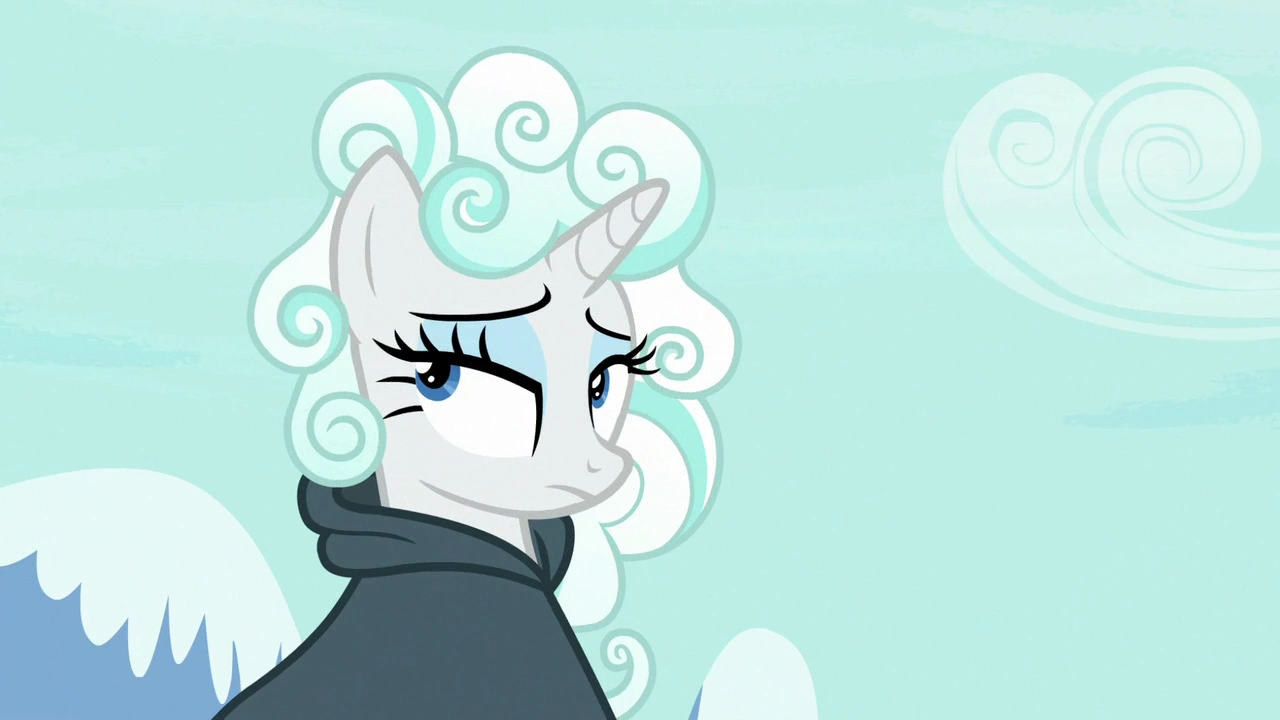 Image - Rarity wearing a wig of cloud fluff S7E19.png | My Little Pony ...