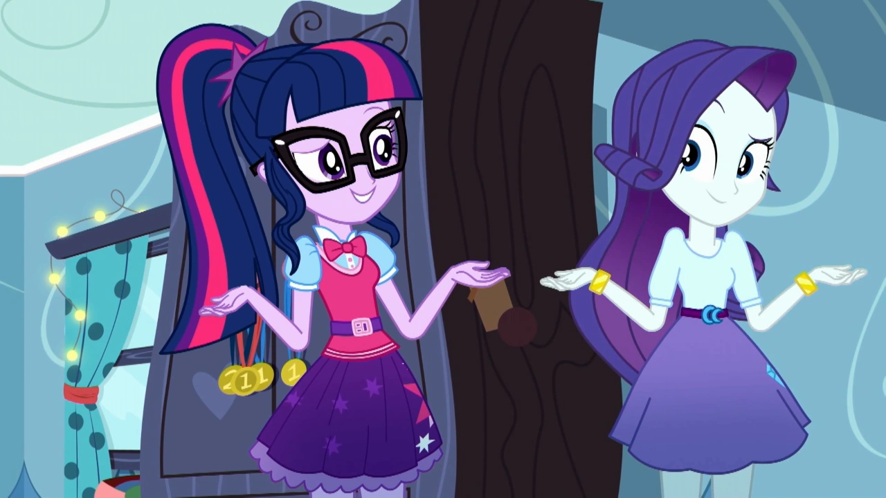 Image - Twilight Sparkle and Rarity shrugging SS12.png | My Little Pony ...