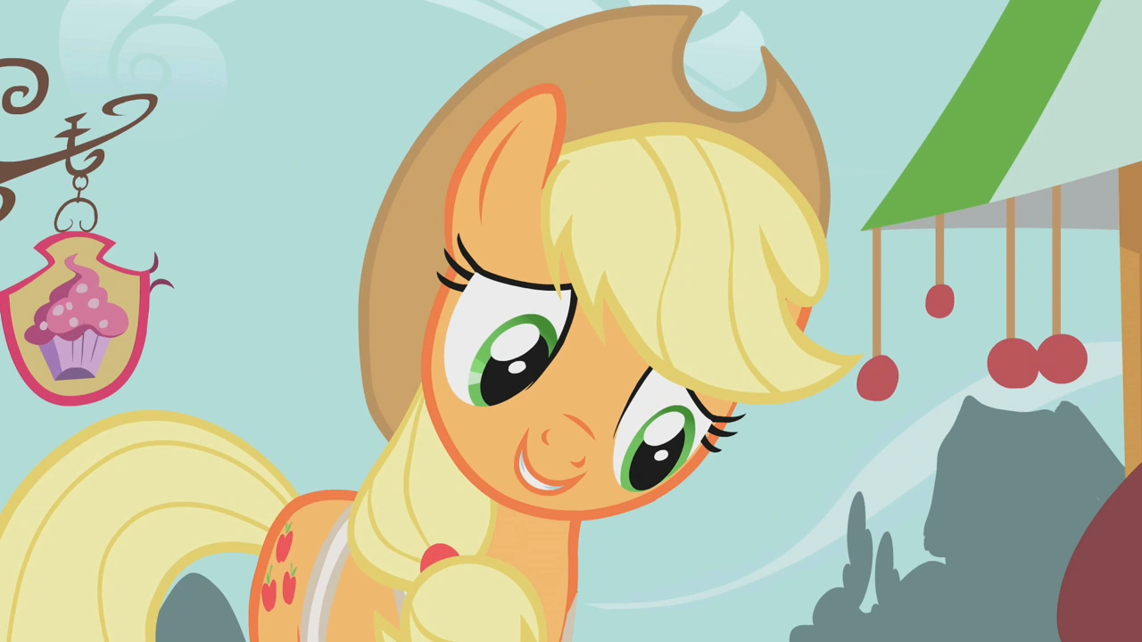 Image - Applejack smiling down S01E12.png | My Little Pony Friendship ...