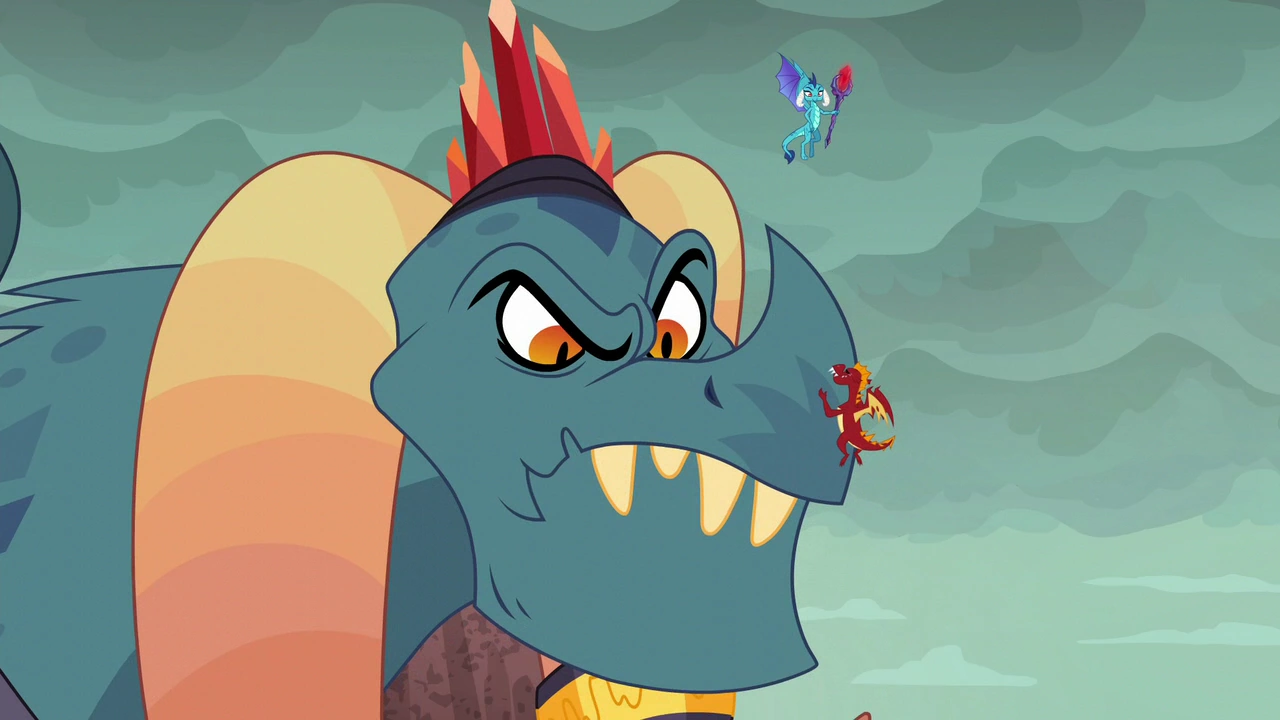 Image - Garble hugging Torch's nose S6E5.png | My Little Pony ...