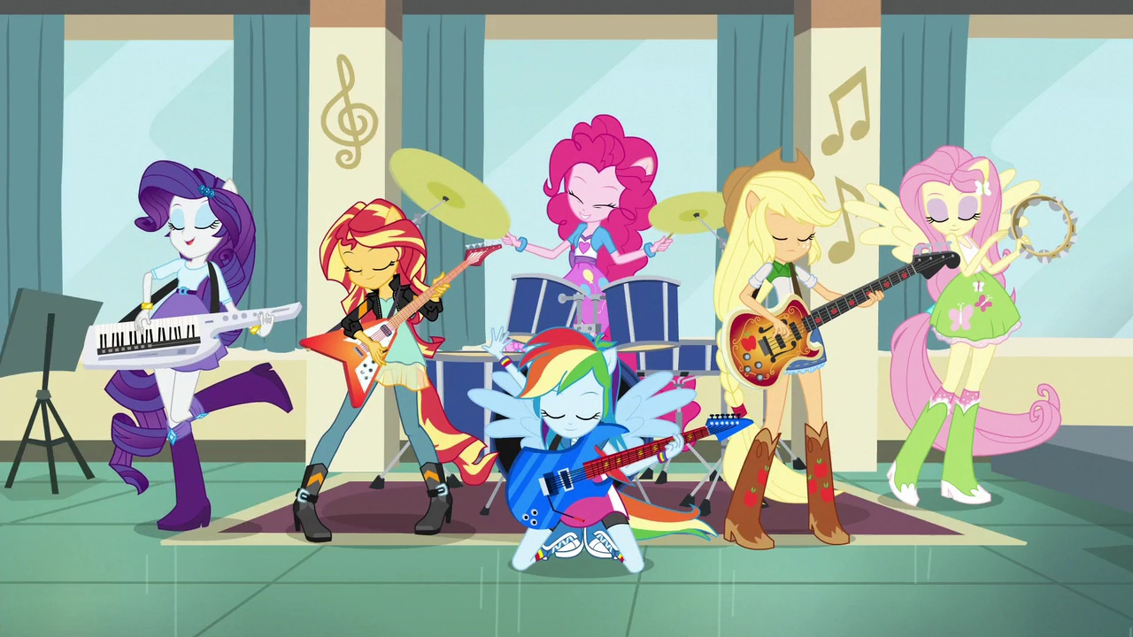 Image - The Rainbooms ponied up EG3.png | My Little Pony Friendship is ...