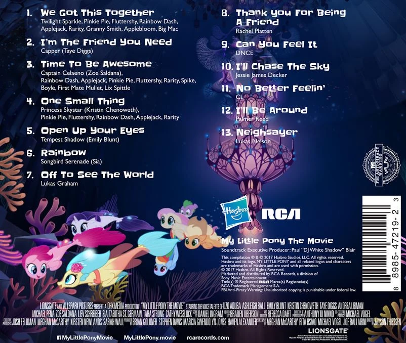 Image - MLP The Movie Original Motion Picture Soundtrack back cover.jpg ...