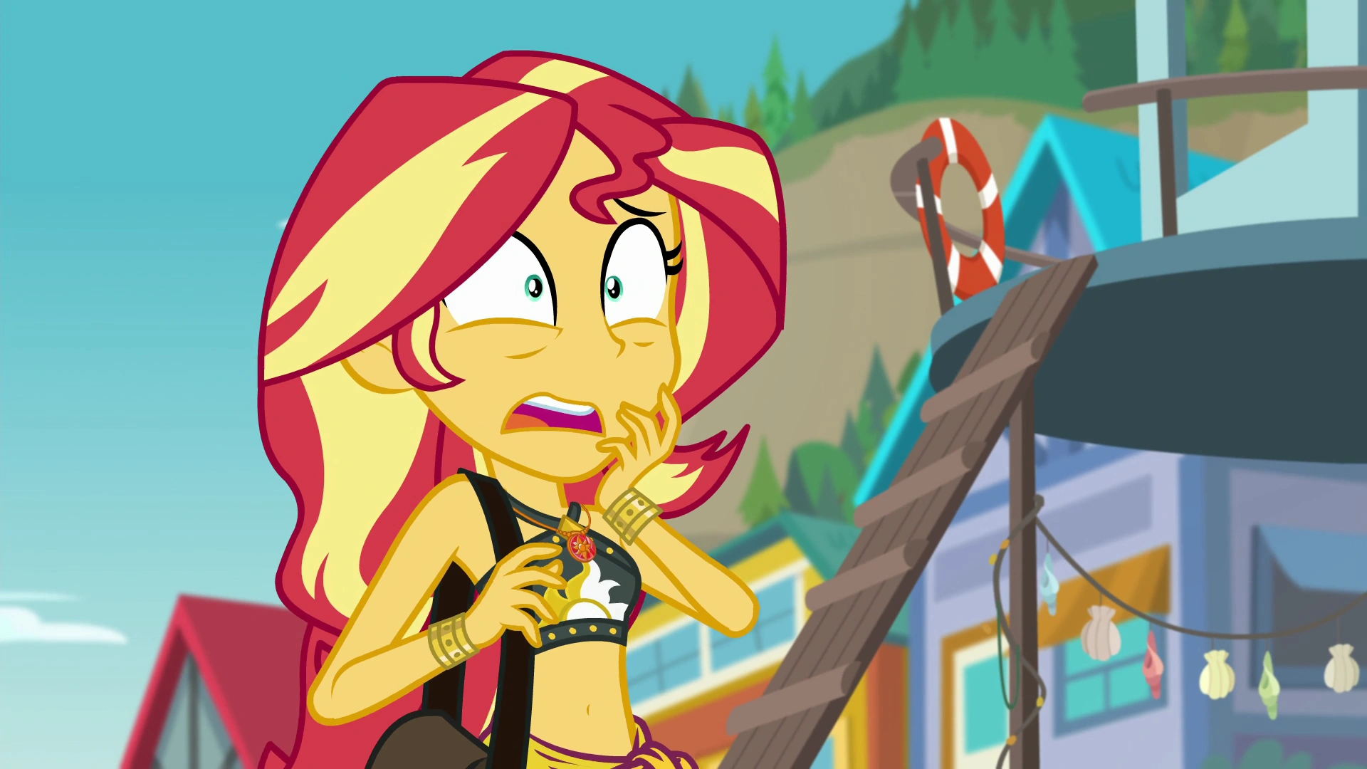 Image - Sunset Shimmer horrified "erased!" EGFF.png | My Little Pony ...