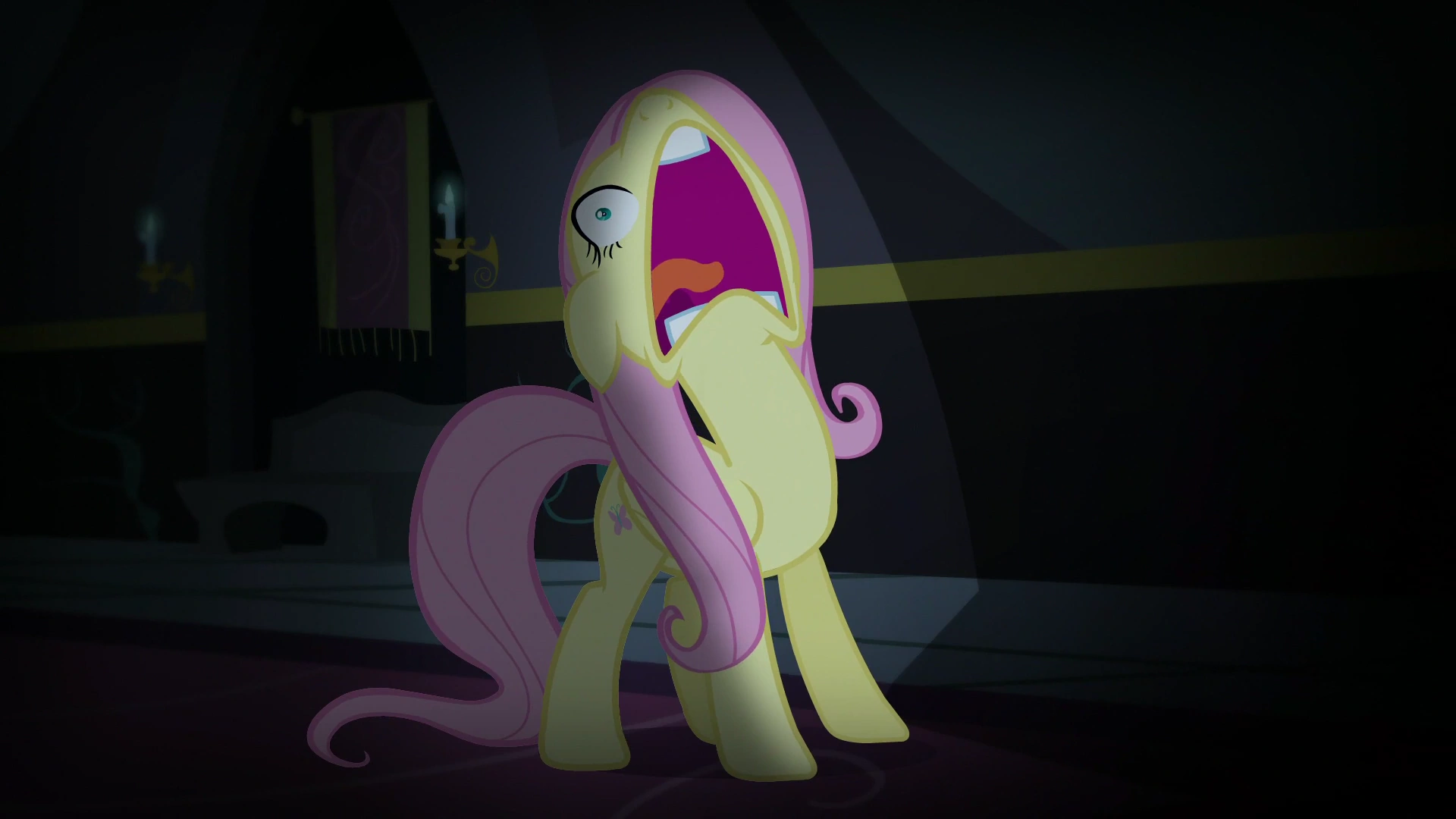 Image - Fluttershy derp scream S5E21.png | My Little Pony Friendship is ...