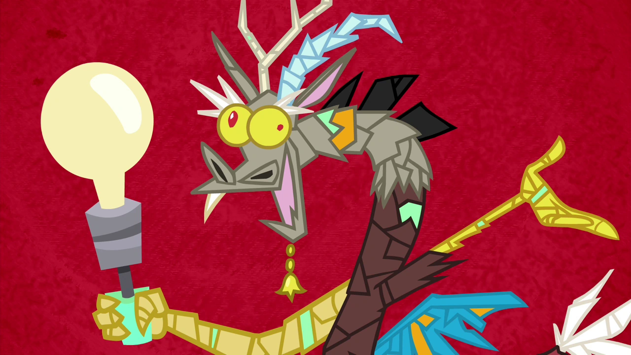 Image - Discord lamp with red background S4E22.png | My Little Pony ...
