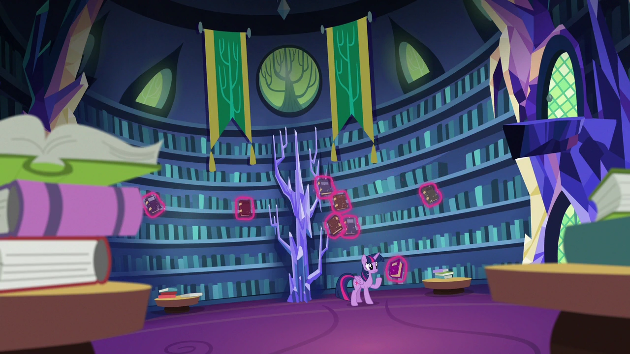 Image - Twilight Sparkle in the castle library S7E14.png | My Little ...