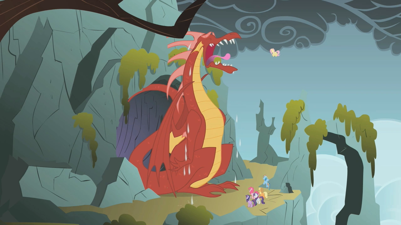 Image - Dragon crying S01E07.png | My Little Pony Friendship is Magic ...