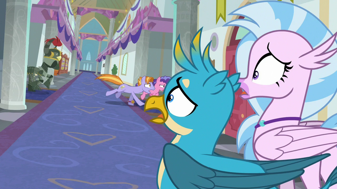 Image - Gallus and Silverstream watch other students get haunted S8E15 ...