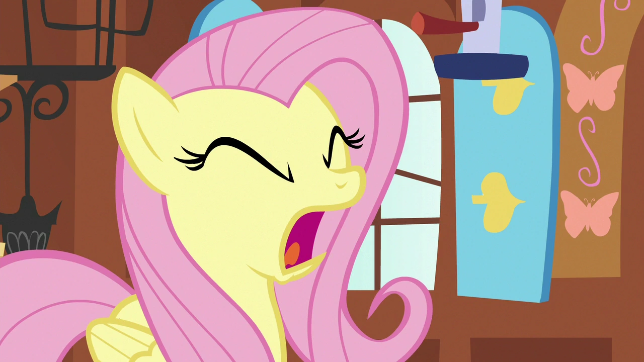 Image - Fluttershy screaming "everypony, stop!" S7E5.png | My Little ...