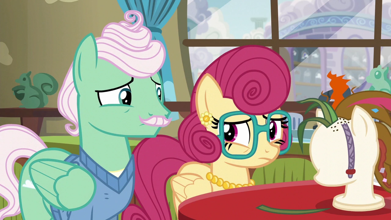 Image - Mr. and Mrs. Shy nervous S6E11.png | My Little Pony Friendship ...