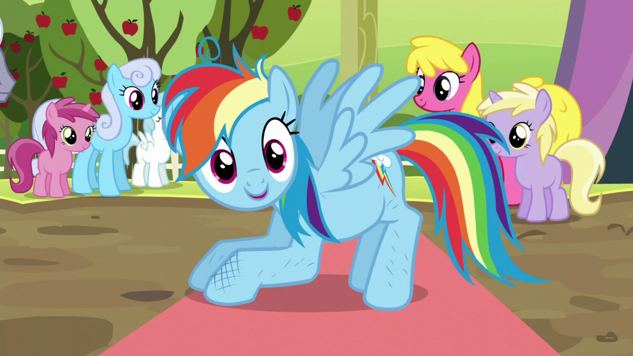 Image - Rainbow Dash standing up again S5E17.png | My Little Pony ...