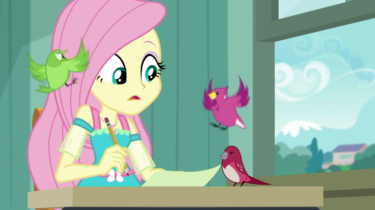 Imagen - Fluttershy suddenly surrounded by birds EGDS10.png | My Little ...