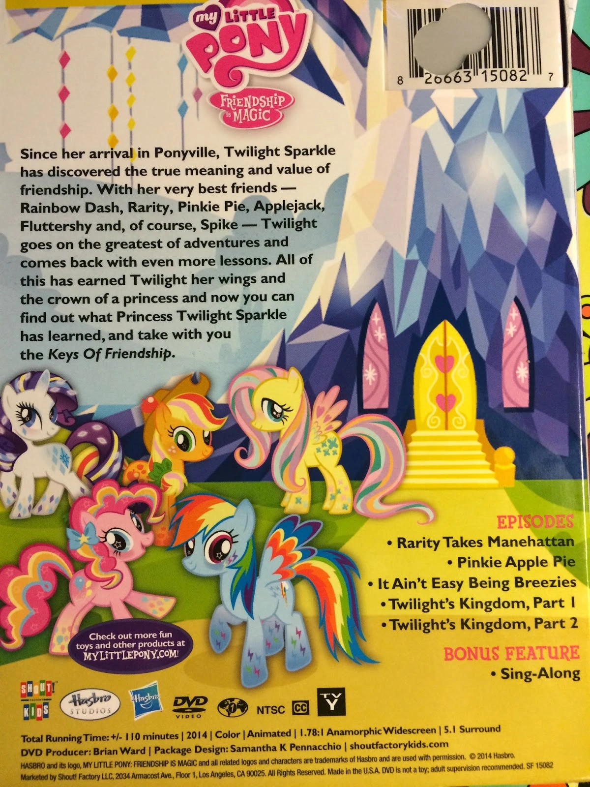 Image - Keys of Friendship DVD back cover.png | My Little Pony ...