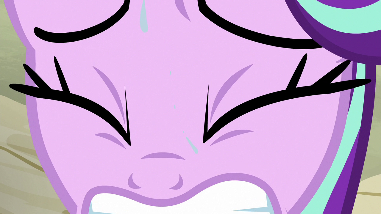 Image Starlight Glimmer Tightly Closing Her Eyes Shut S6e25 Png My