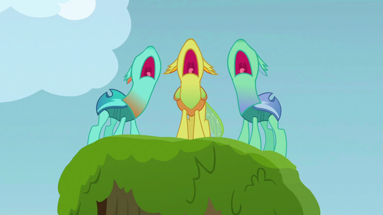 Image - Changelings screaming in terror S7E17.png | My Little Pony ...