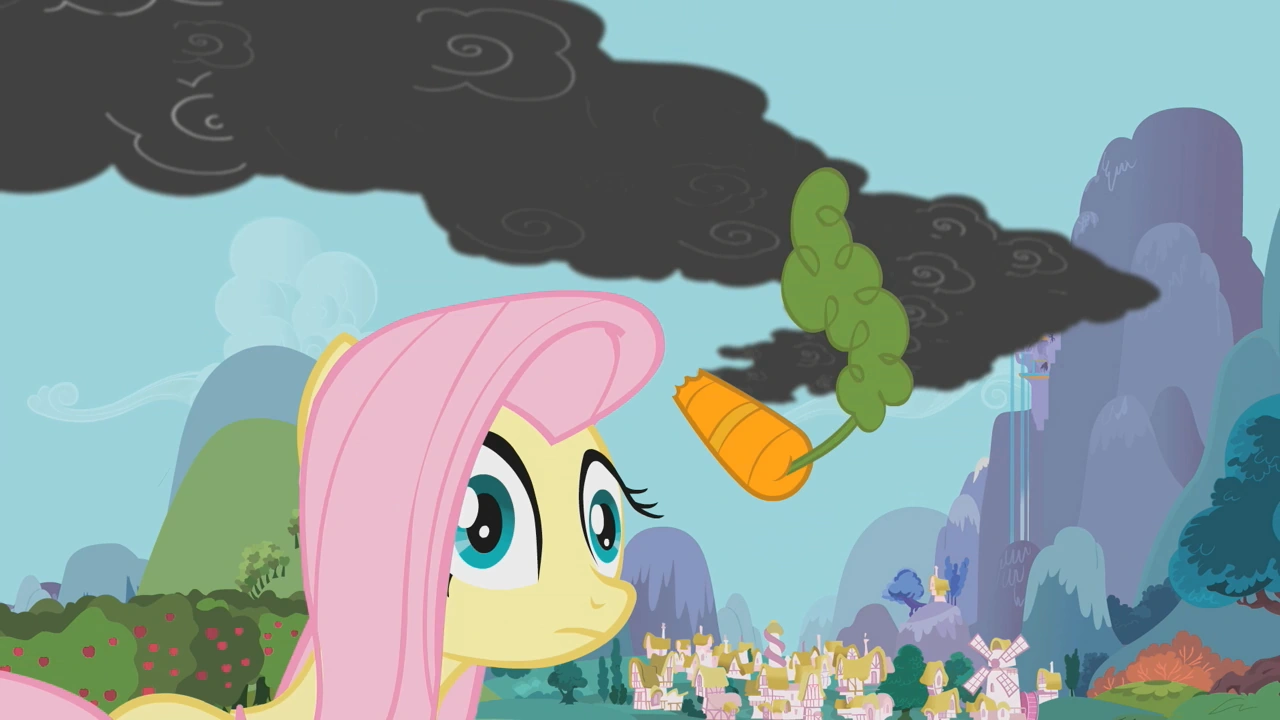 Image - Fluttershy hit by carrot S1E7.png | My Little Pony Friendship ...