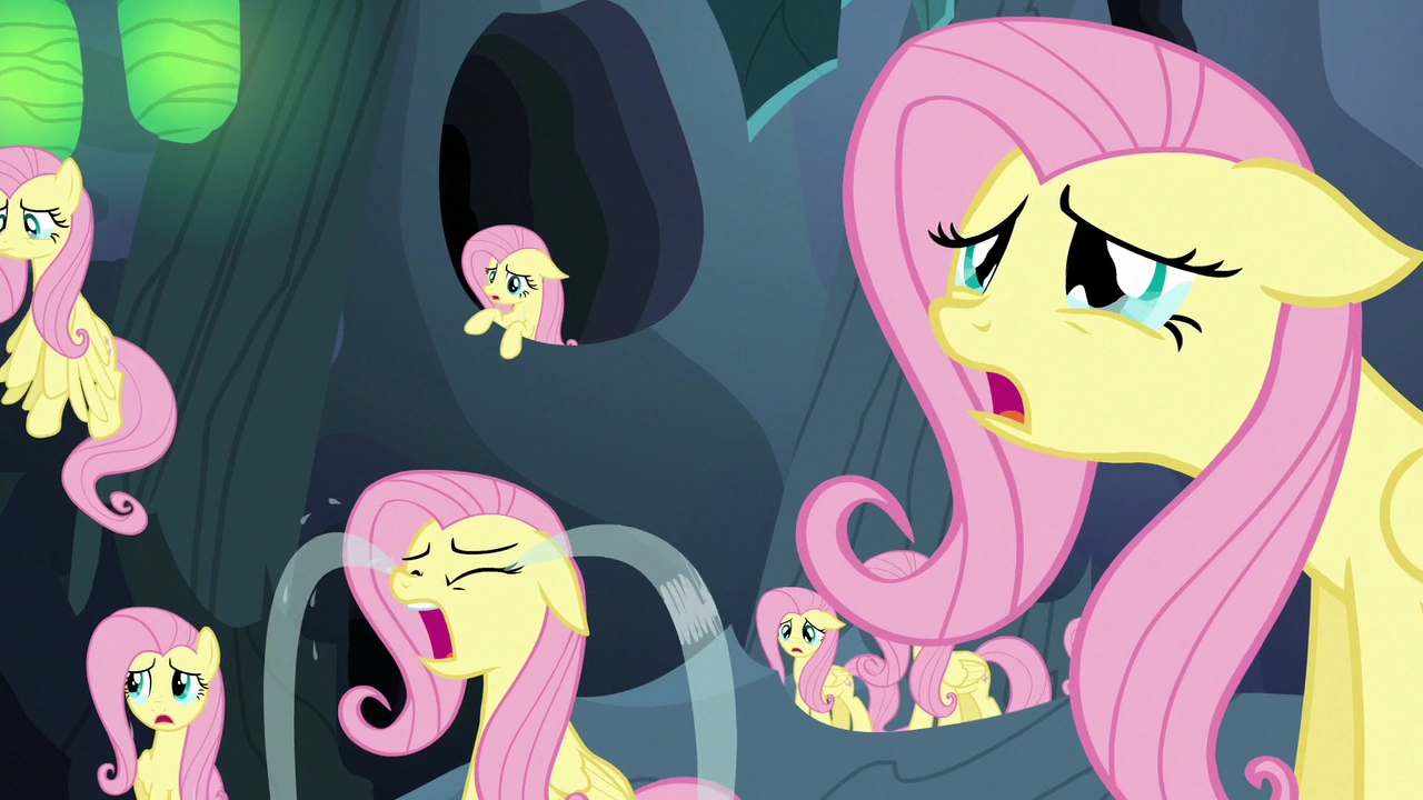 Image - Multiple Fluttershy Changelings crying S6E26.png | My Little ...