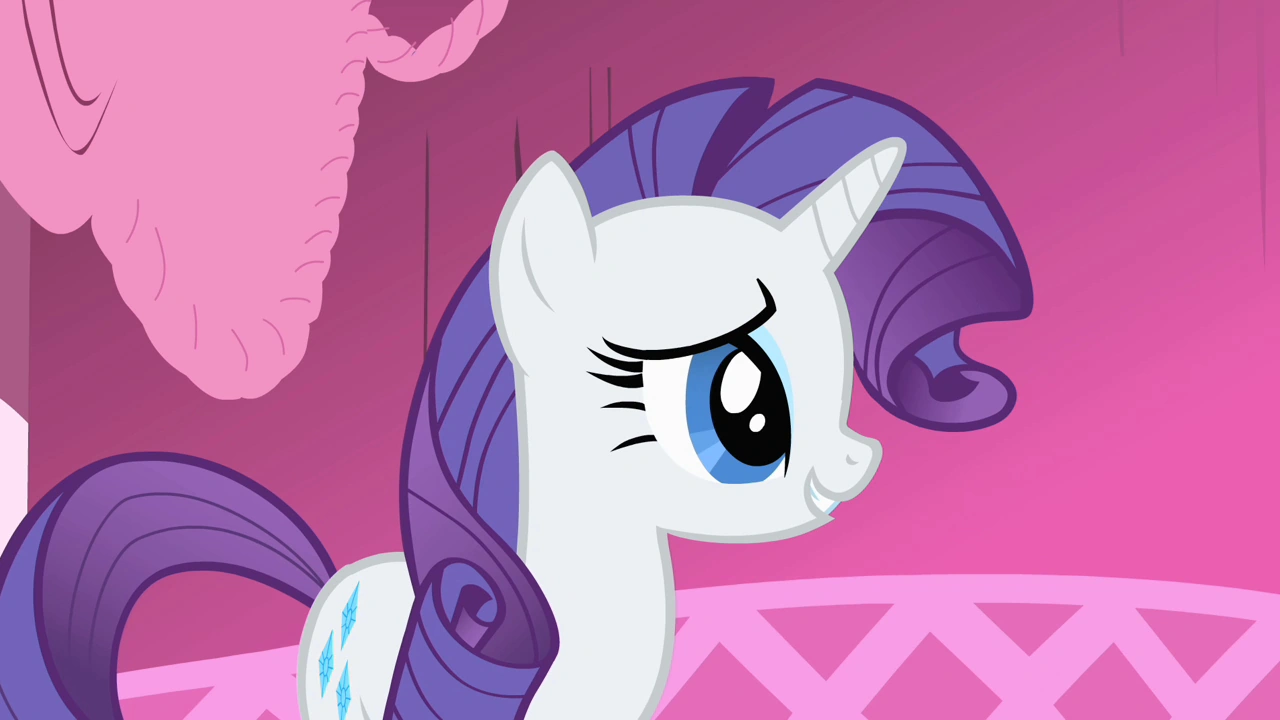 Image - Rarity forcing a smile S1E20.png | My Little Pony Friendship is ...