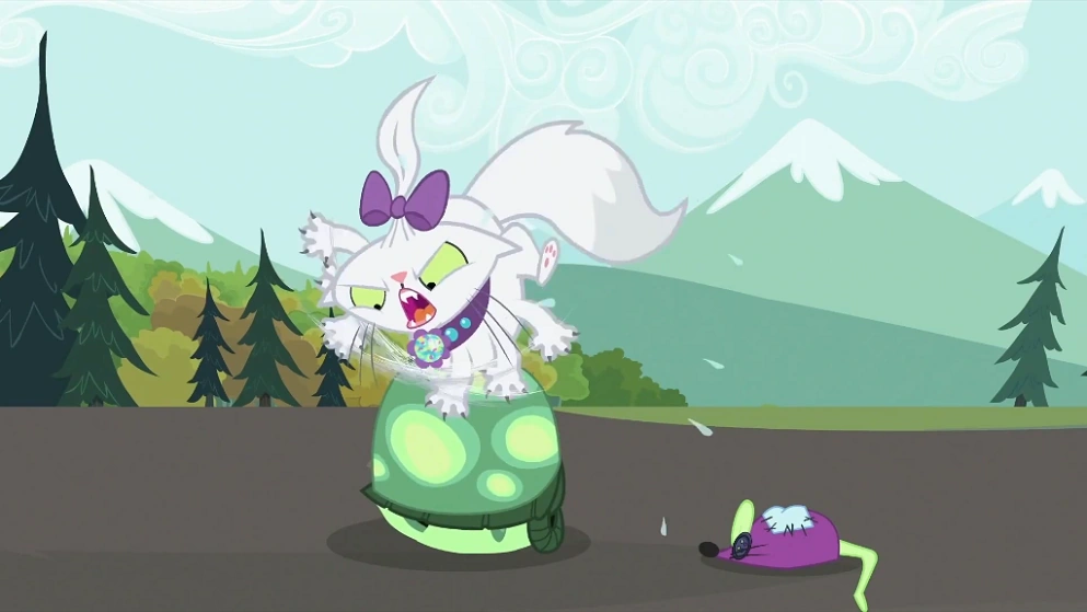 Image - Opalescence on Tank's shell S2E07.png | My Little Pony ...