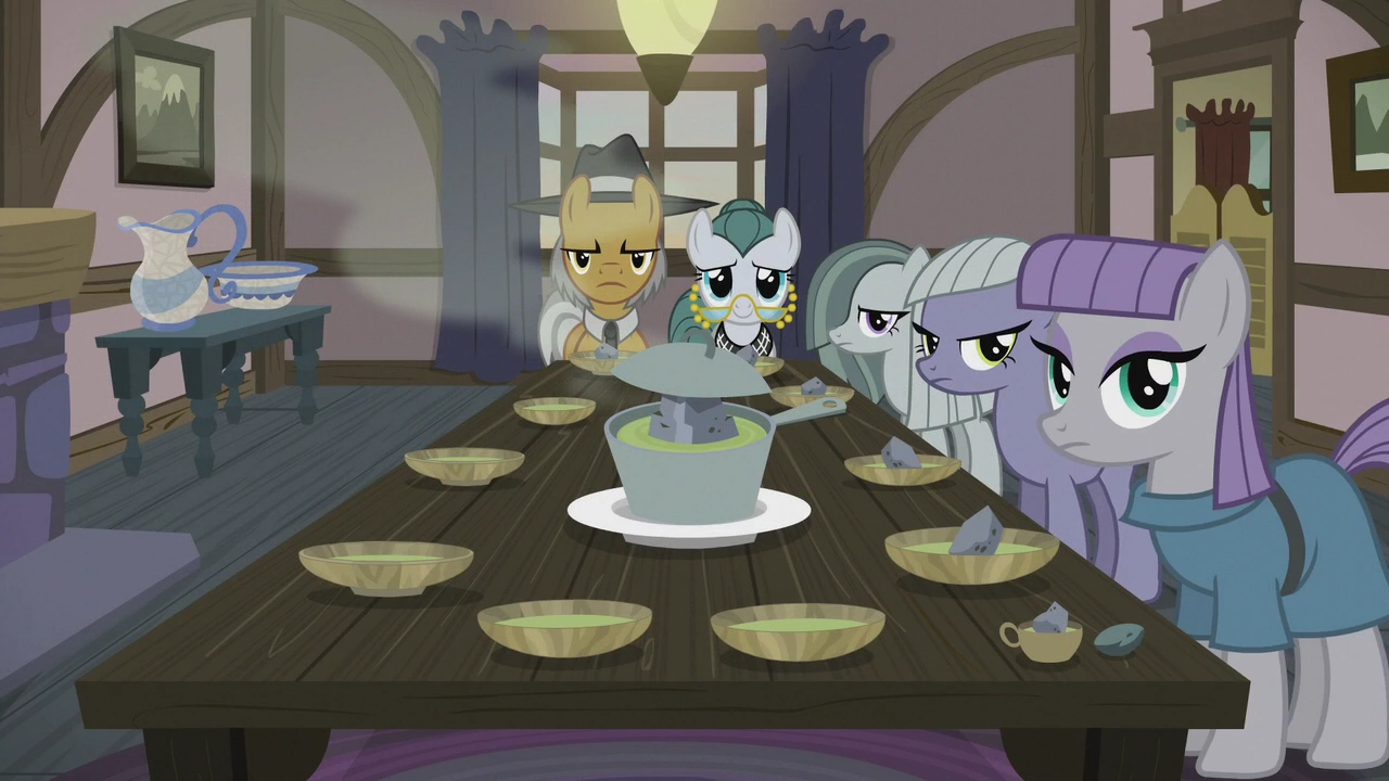 Image - Pie family at the dinner table S5E20.png | My Little Pony ...