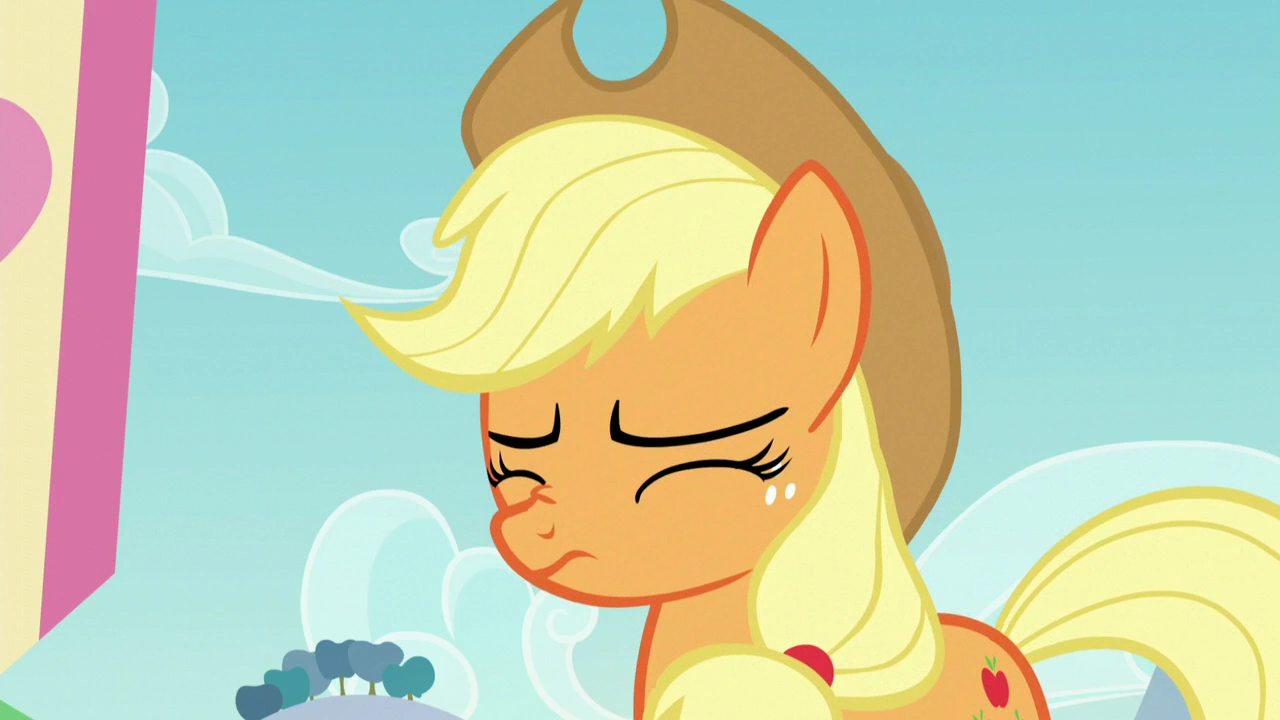 Image - Applejack shaking her head S5E24.png | My Little Pony ...