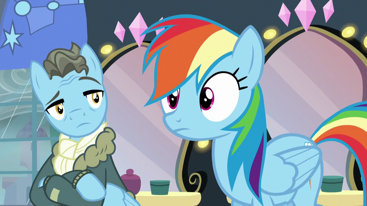 Image - Wind Rider looks at Rainbow Dash S5E15.png | My Little Pony ...