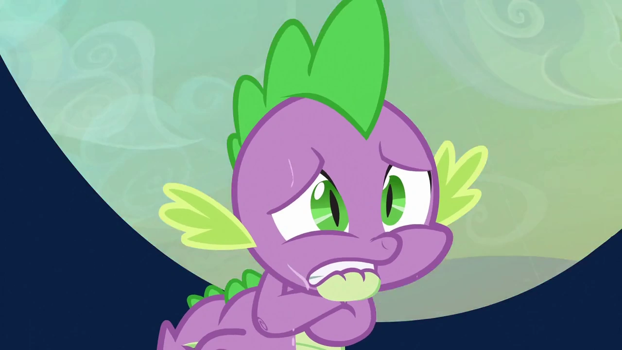 Image - Spike very nervous S3E2.png | My Little Pony Friendship is ...