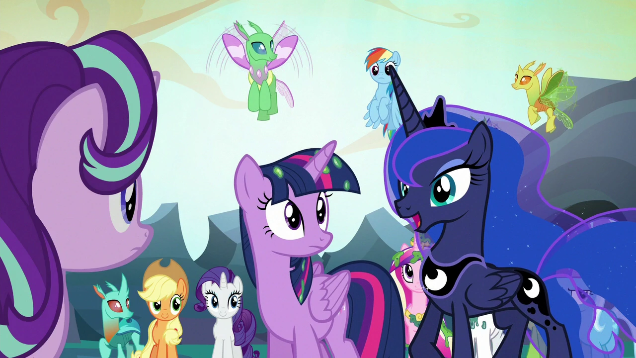 Image - Princess Luna commending Starlight Glimmer S6E26.png | My ...