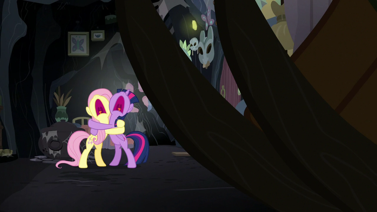 Image - Twilight and Fluttershy screaming in terror S7E20.png | My ...