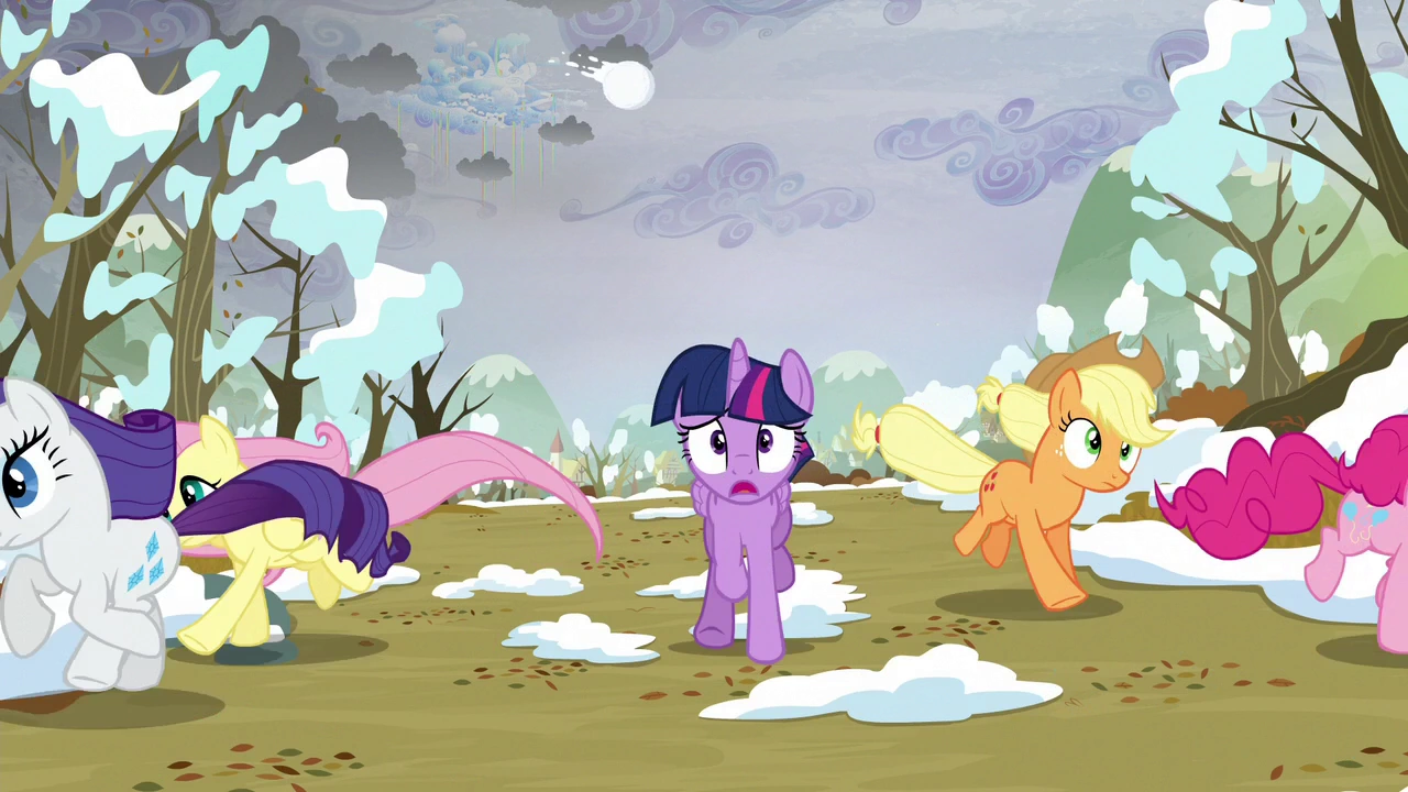 Fluttershy Running Away
